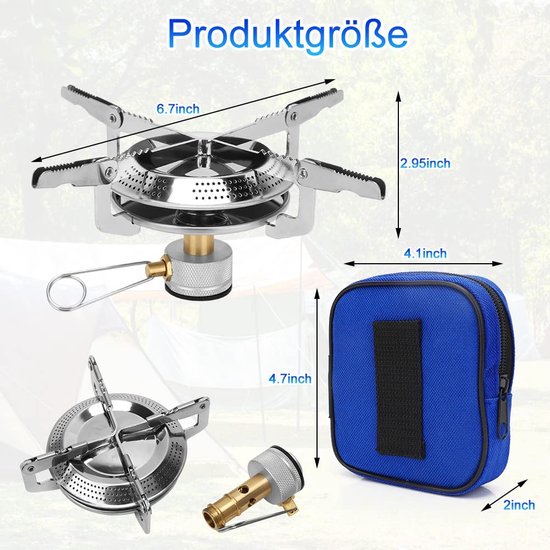 Campingkooktoestel - gaskoker - Camping gas stove | bol