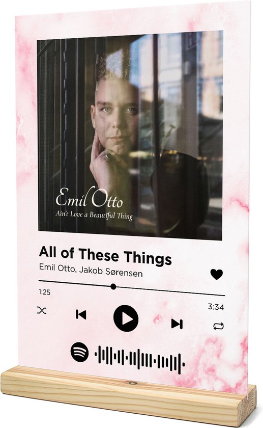 Songr Spotify Muziek Bordje - All of These Things - Emil Otto, Jakob ...