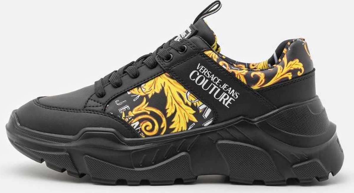 Versace Jeans Couture Fondo Speedtrack Sneakers Black/Gold | bol.com