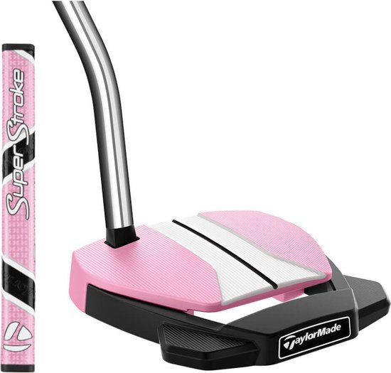 TaylorMade Spider GTX Pink Single Bend Putter 2023 | 33 pouces (83,8 cm ...