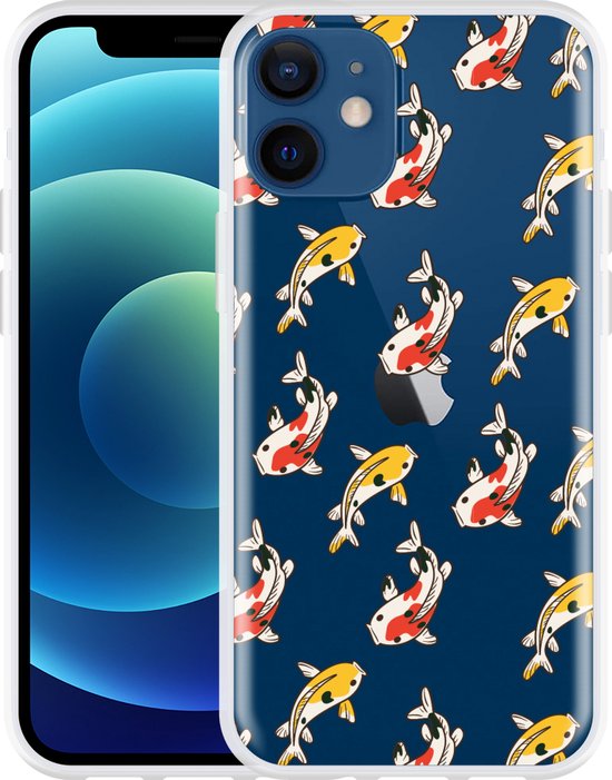 Apple iPhone 12 Mini Hoesje Koi Fish - Designed by Cazy | bol