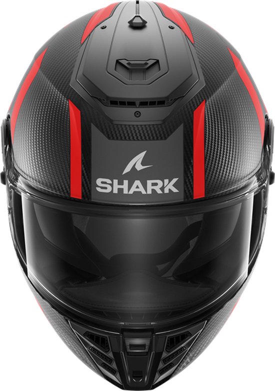 Shark Spartan RS Carbon Shawn Mat Carbon Antraciet Rood DAR ...
