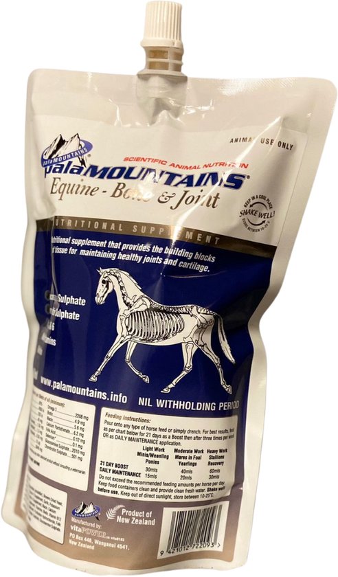 PalaMOUNTAINS® EQUINE BONE & JOINT - Paardenvoeding - Voedingssupplement 750 ml -... | bol
