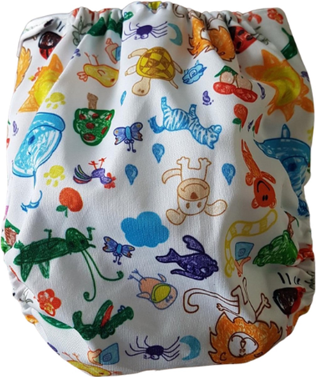 Wasbare luier Bababoe / Pocket luier Fleece - met bamboe inlegger ...