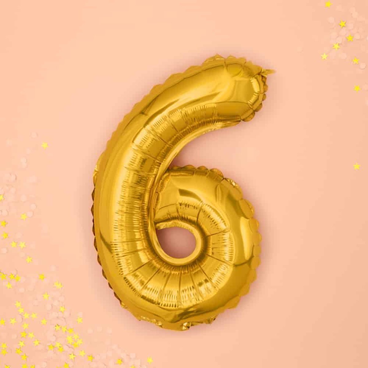 Cijfer 6 (35 cm) - Goud | bol.com