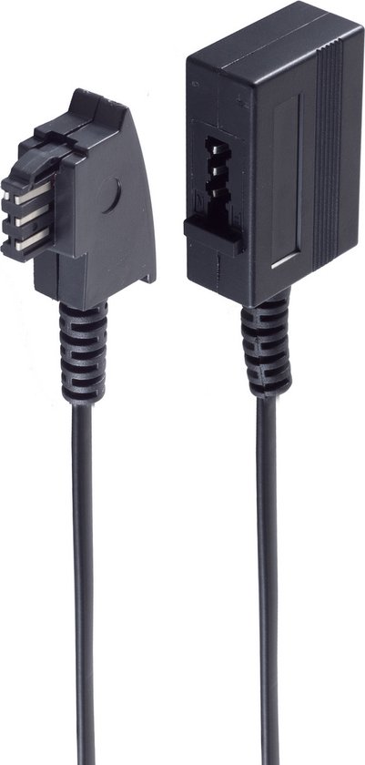 Shiverpeaks Telefoon (analoog) Verlengkabel [1x Telefoonstekker ...