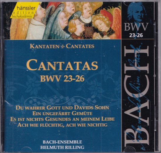 Cantatas BWV 23-26 - Johann Sebastian Bach - Bach Ensemble o.l.v ...