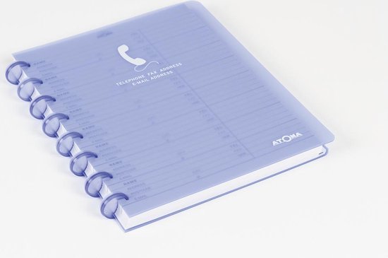 Atoma Fax- en E-mail boek, ft A5, 108 bladzijden, transparante kaft | bol