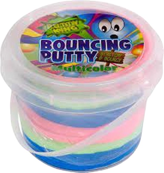Bouncing Putty stuiter slijm - Multicolor - Kunststof - Slijm - Putty - Stuiterbal -... | bol.com