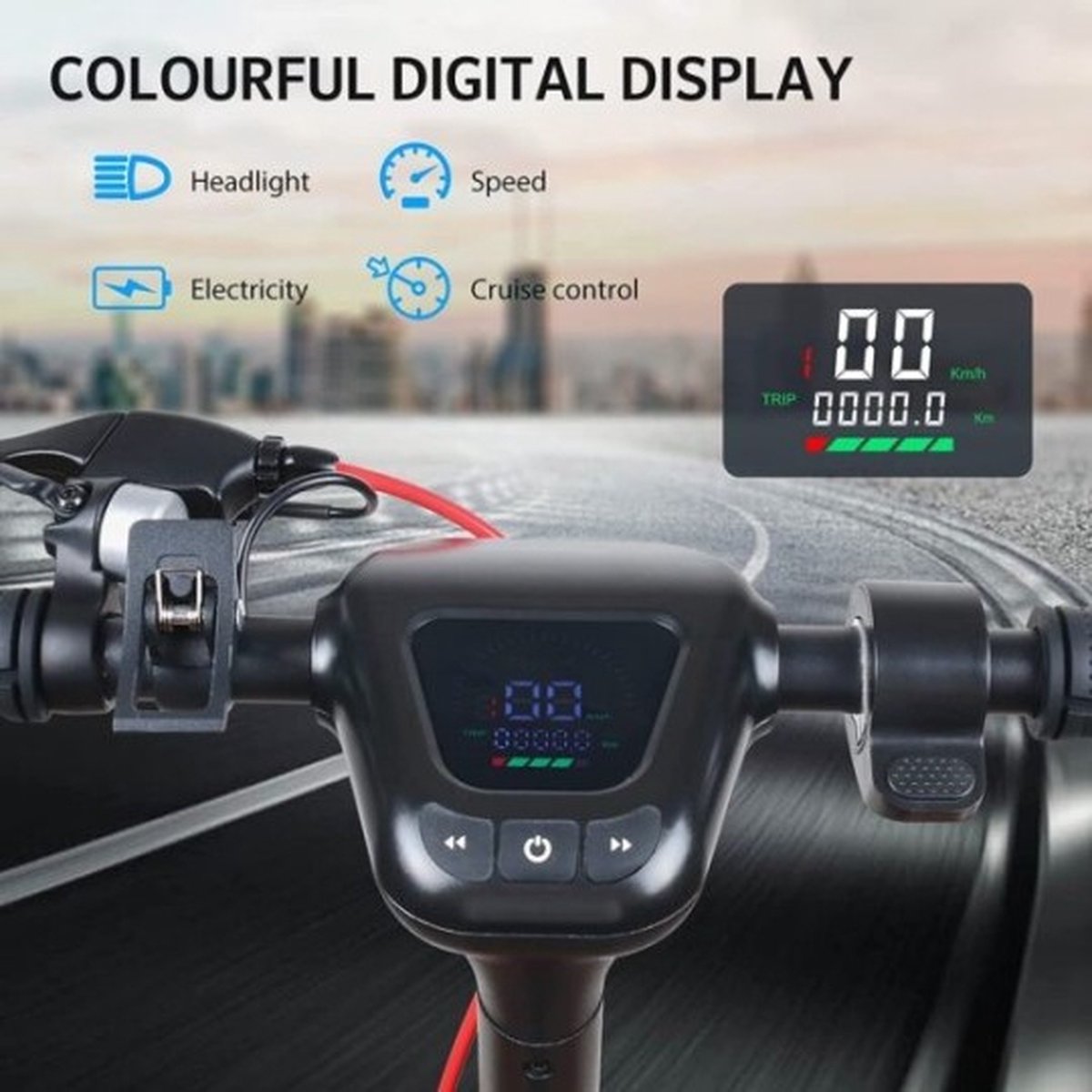 Windgoo & Guardo M12 E-Scooter Dashboard (versie 1.1) | bol.