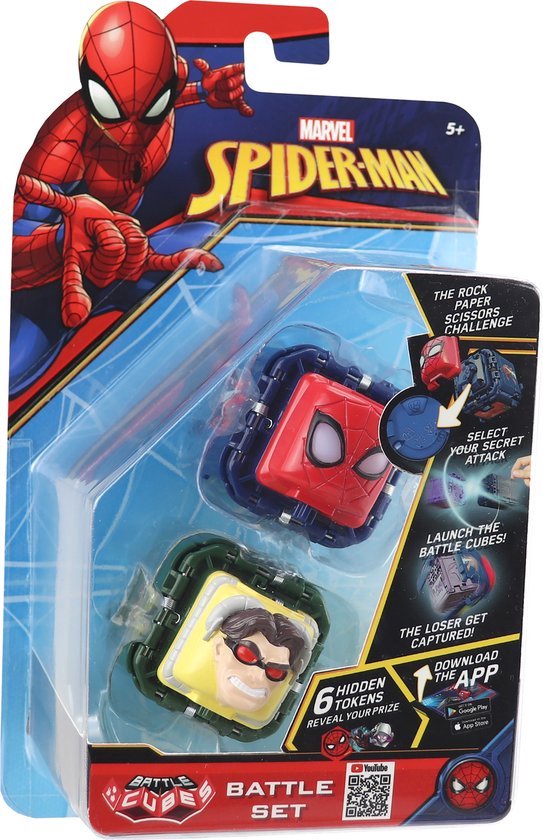 Marvel Avengers Fidget Battle Cube: Dr Octopus vs Glowing Spiderman ...