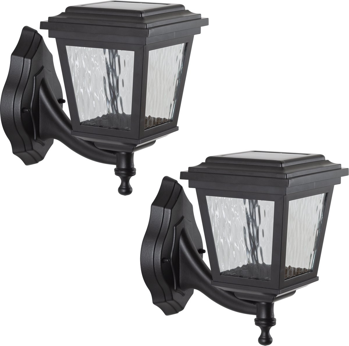 KS Verlichting - Arosa Wand Solar - set van 2 stuks - buitenlamp zonne ...