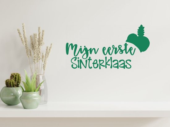 Stickerheld - Muursticker Mijn eerste sinterklaas - Woonkamer ...