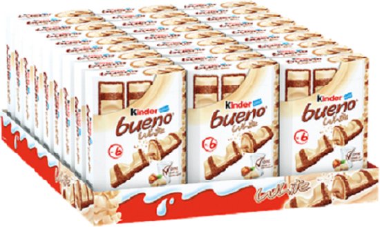 Kinder Bueno Wit 6 Repen - 27 x 129g Packs | bol