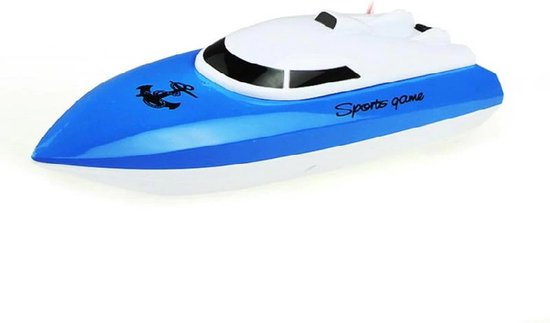 RC Boot - Racebook - 4CH Miniboot - Blauw - 20km/u - Bereik 20 meter ...