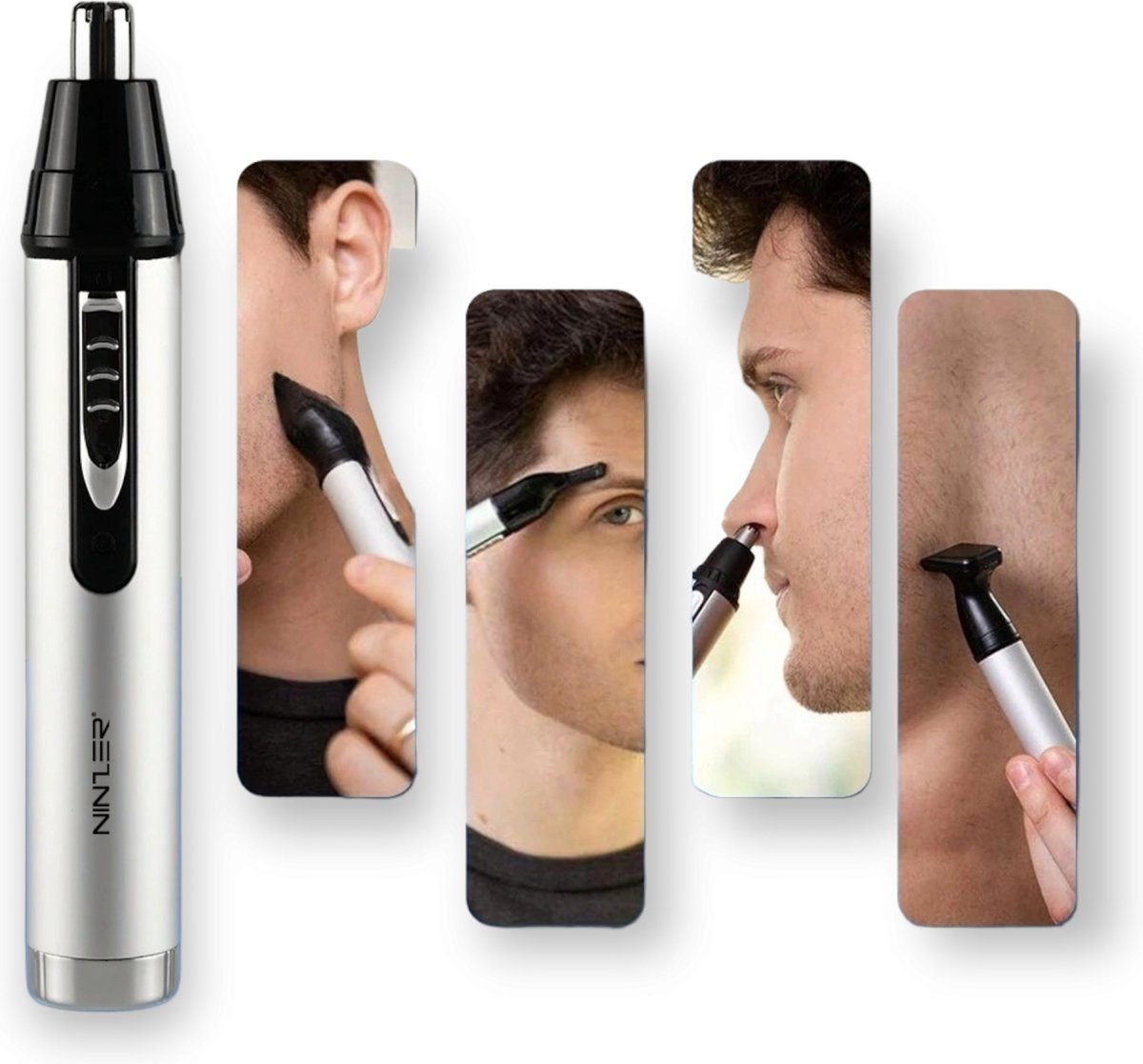 Ninzer 4-in-1 Multifunctionele Oplaadbare Trimmer voor Neus, Oor ...