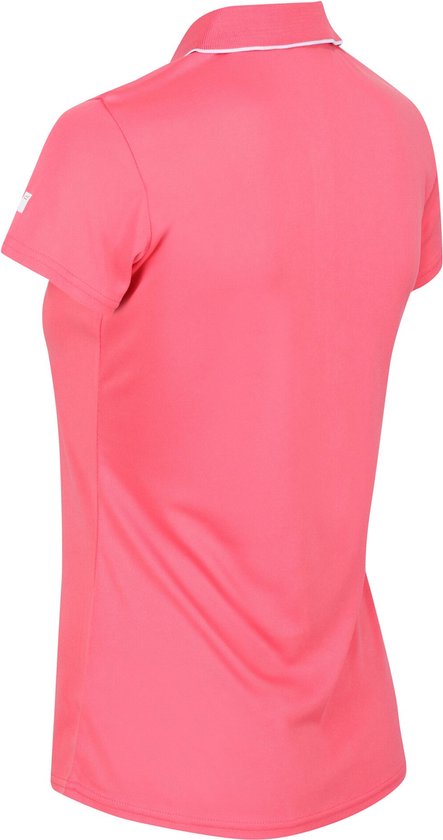 Het Regatta Maverik V T-shirt met korte mouwen - dames - sneldrogend - polohals - Roze | bol