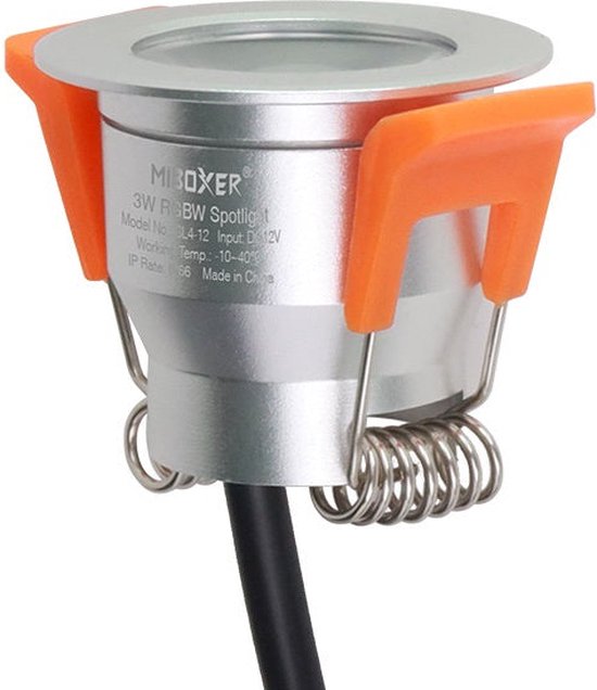 Mi-Light Mi-Boxer - (SL4-12 2700K) - RGBW 3W LED Inbouwspot - Alle RGB ...