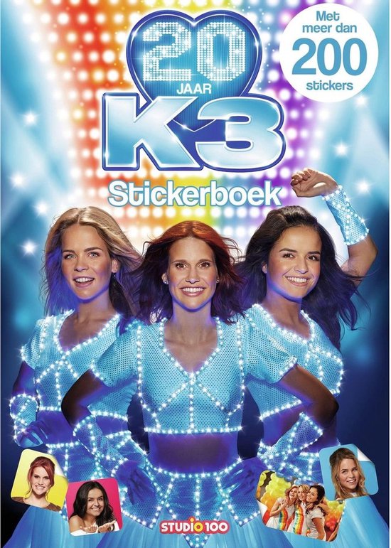 Sticker Book K3 - 20 Years K3 - Autocollants - Calendrier Anniversaire ...