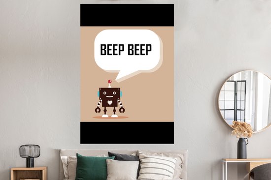 Poster kinderen - Spreuken - Quotes - Beep beep - Robot - Hart ...