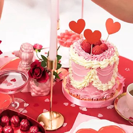 Rode Hartjes - 6 Stuks | bol.com