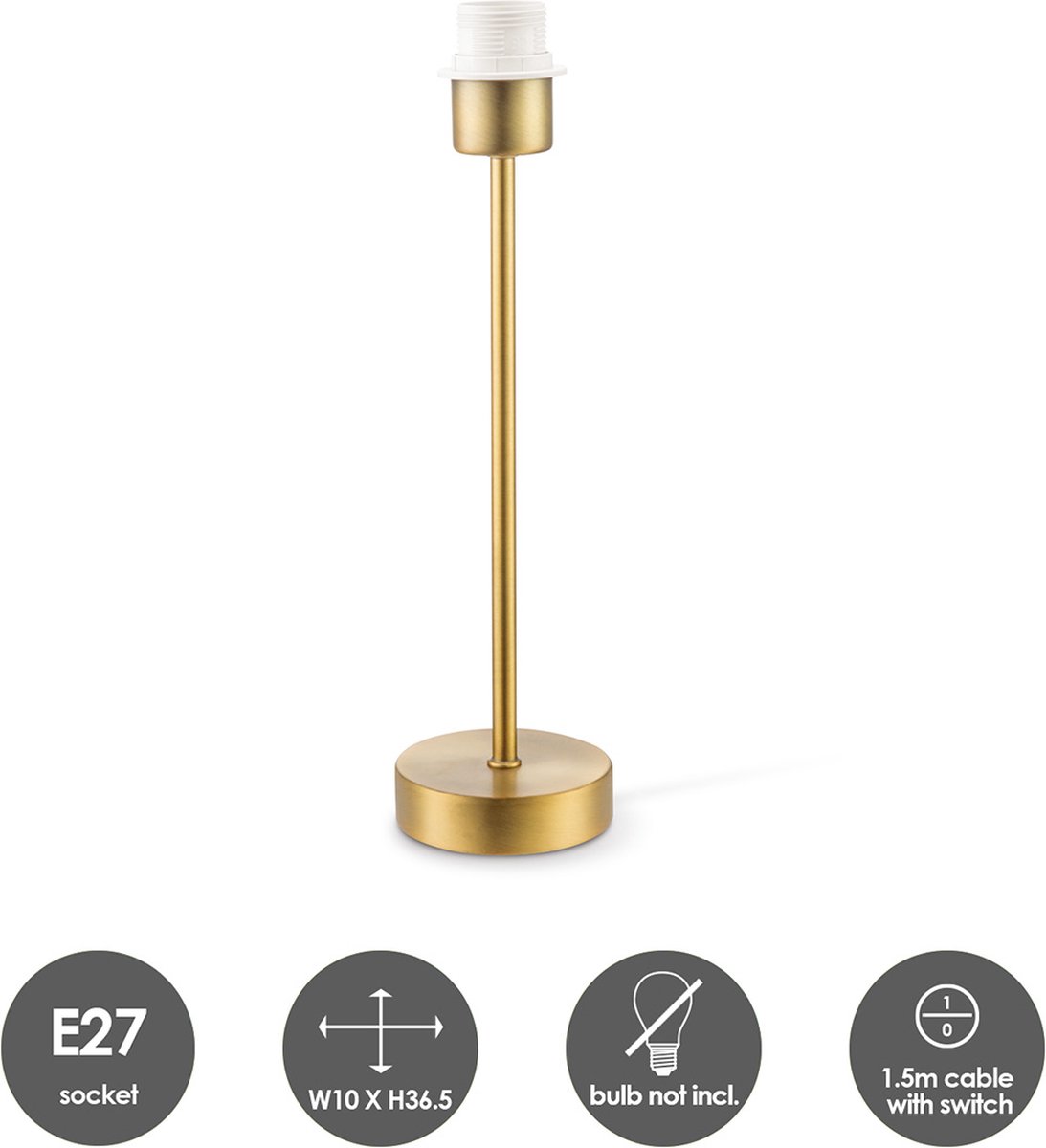 Home Sweet Home - Klassieke tafellamp voet Single voor lampenkap ...