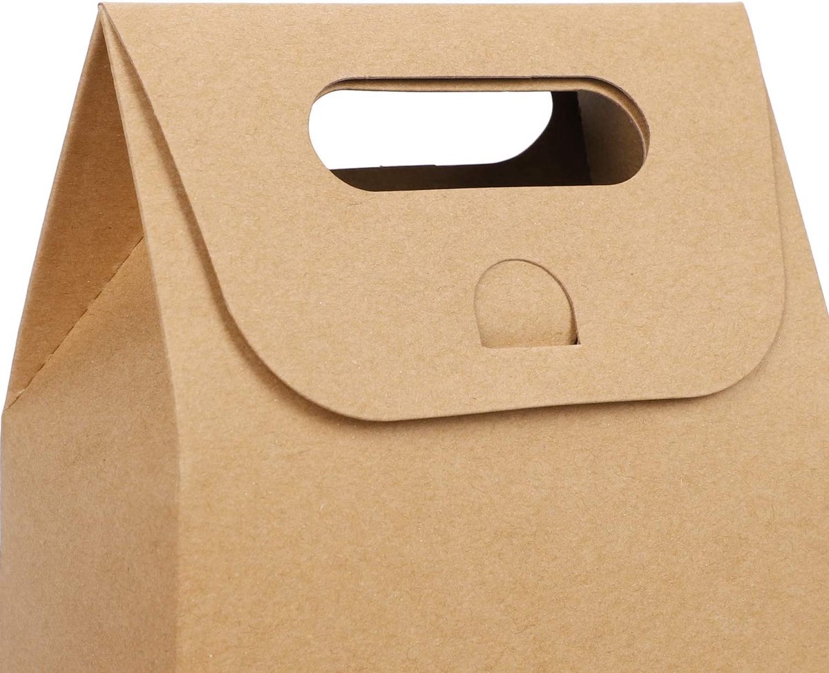 20 Stuks - Cadeau Doosjes - Met Ingebouwde Handvat - Koekjes Dozen ...