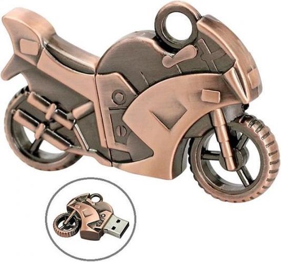 Metaal motor usb stick 128GB 3.0 | bol