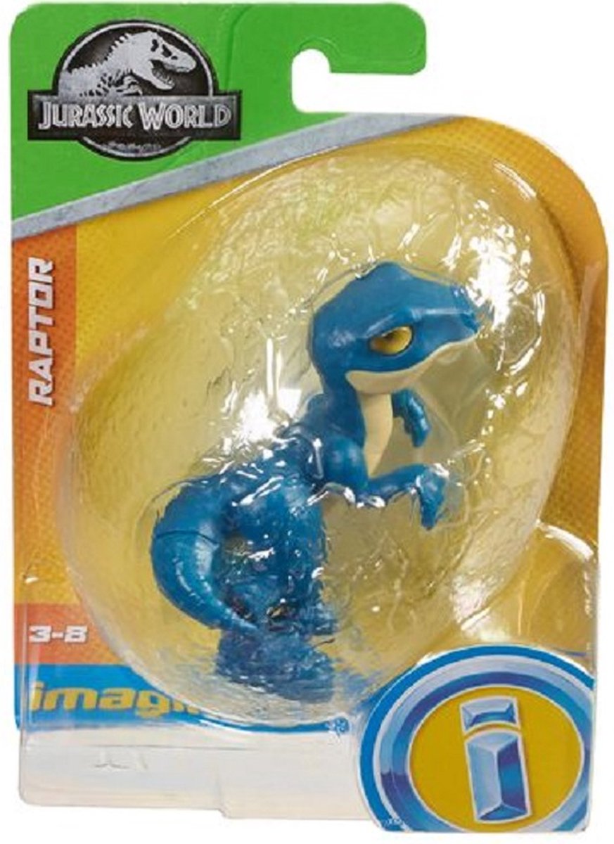 Jurassic World Raptor Mini Dinosaur - 8 cm groot - Spaar ze allemaal ...
