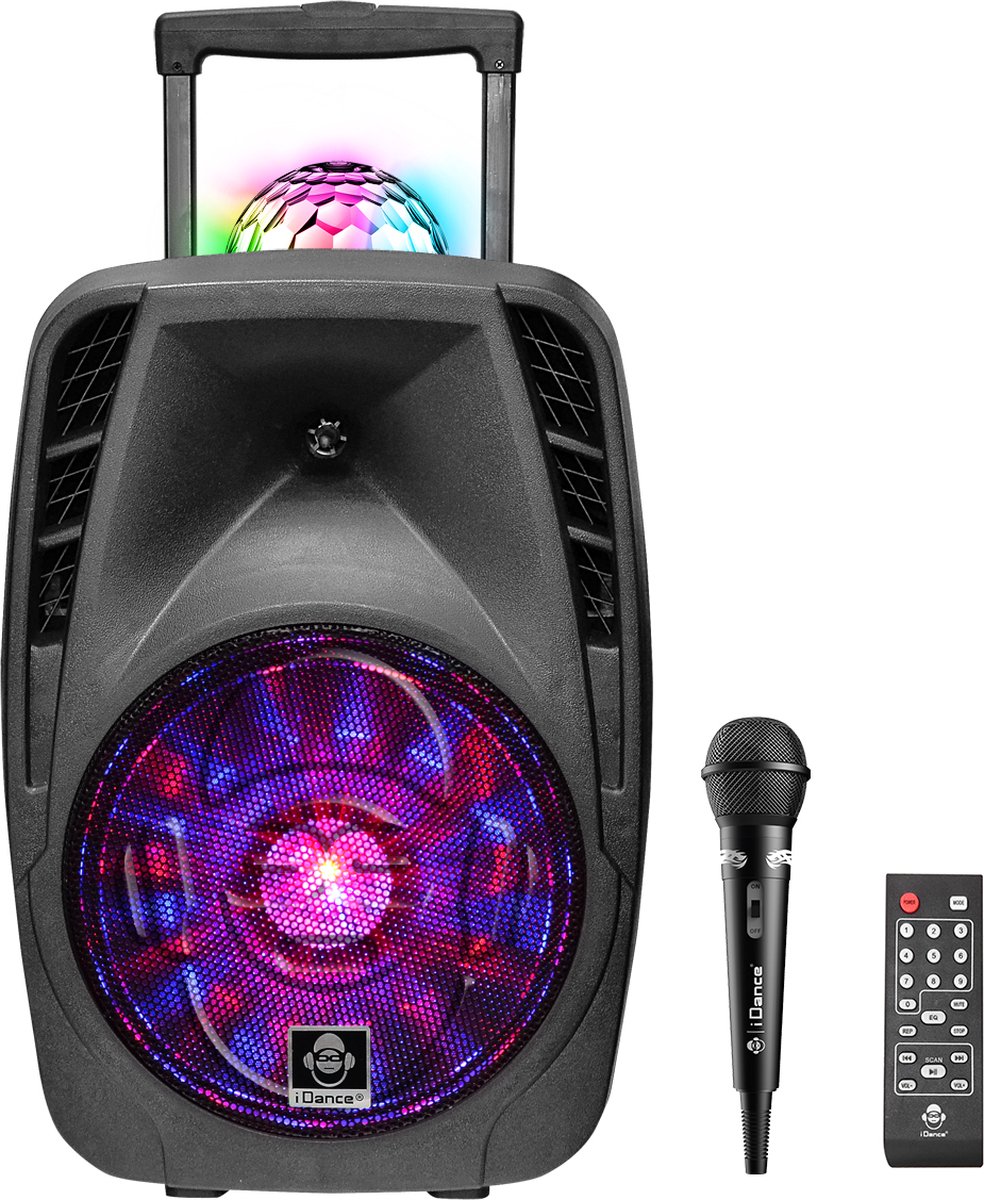 iDance Groove216MK2 Party Speaker - Draadloos - Bluetooth Speaker - FM Radio - 100... | bol.com