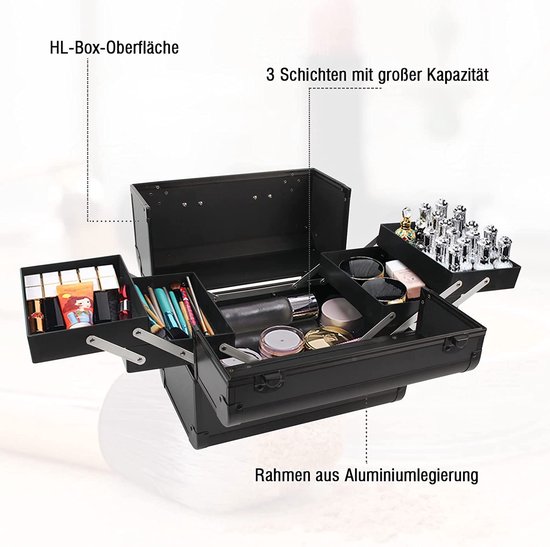 Make up koffer – Koffer voor make up travel reizen – Onderweg make up ...