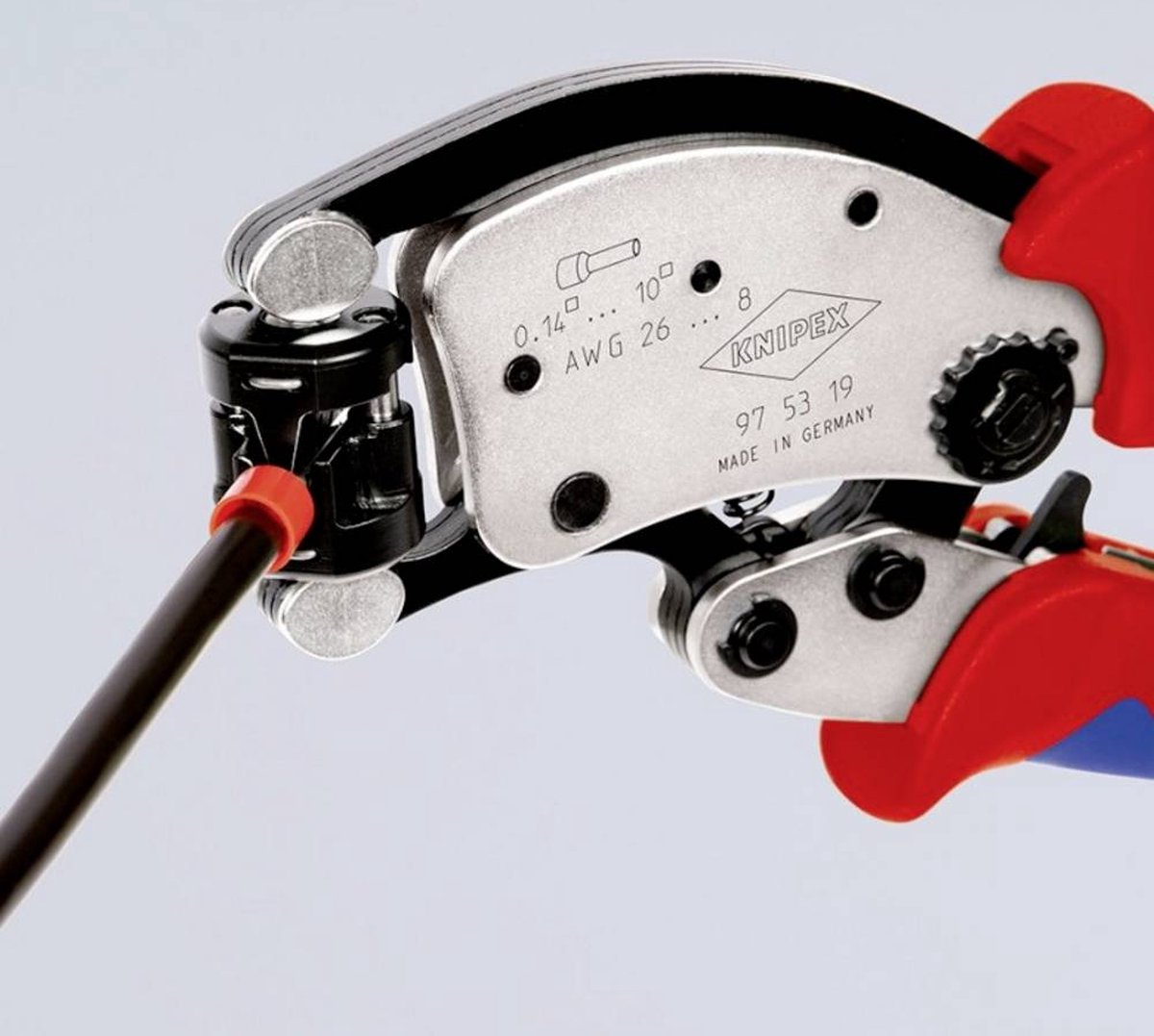 Knipex Twistor® T Crimpzange mit Trapezcrimp 97 53 19 Krimptang | bol.com