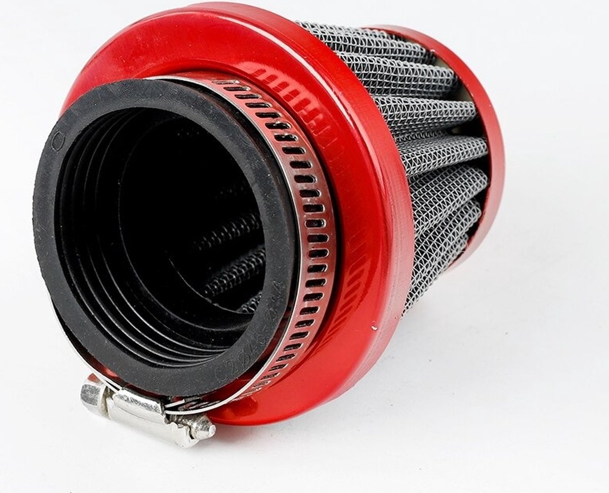 Motorbike - Crossmotor Open Luchtfilter Rood - Sport Filter (38mm ...