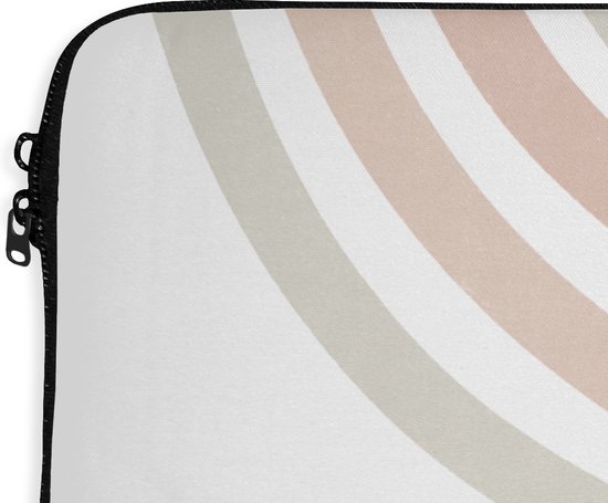 Laptophoes - Pastel - Design - Regenboog - Laptop case - 15 6 Inch ...