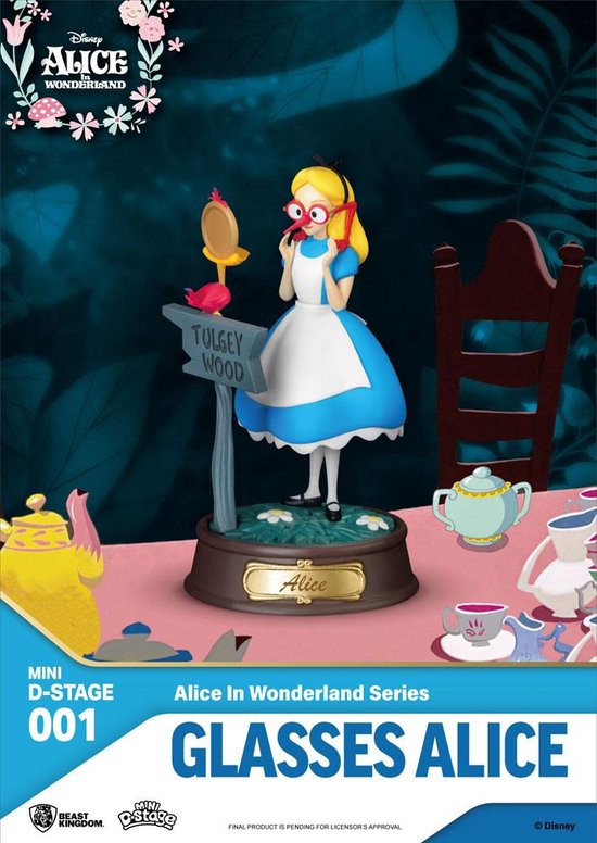 Alice in Wonderland Mini Diorama Stage Statues 6-pack 10 cm | bol.com