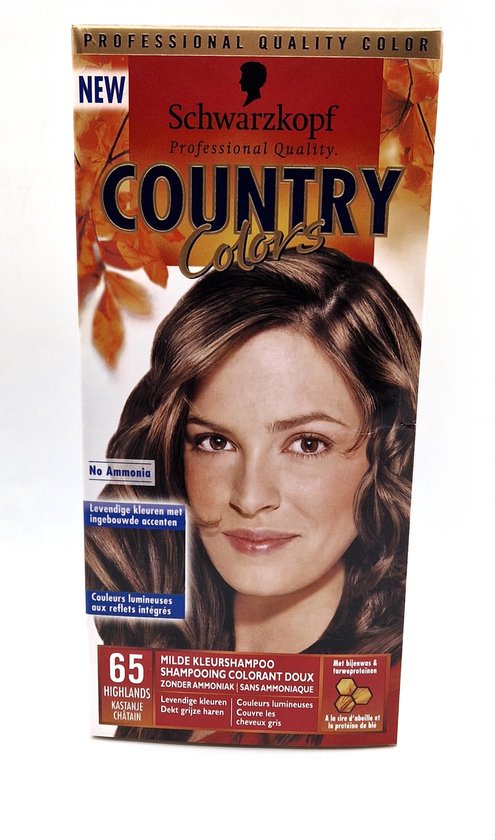 Schwarzkopf Country colors kastanje 65 | bol.com