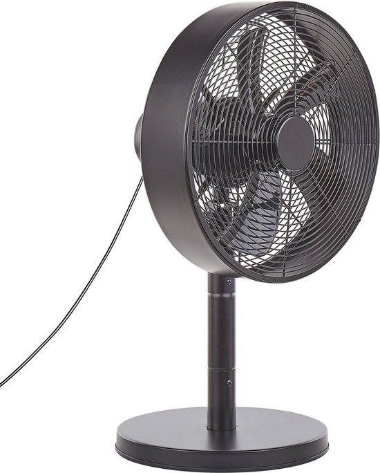 Beliani OUSE - Ventilator - zwart - Metaal | bol.com