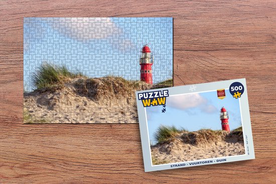 Puzzel Strand - Vuurtoren - Duin - Legpuzzel - Puzzel 500 stukjes | bol.com