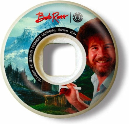 Element X Bob Ross Happy Painter 54 Mm Skateboard Wielen | bol.com