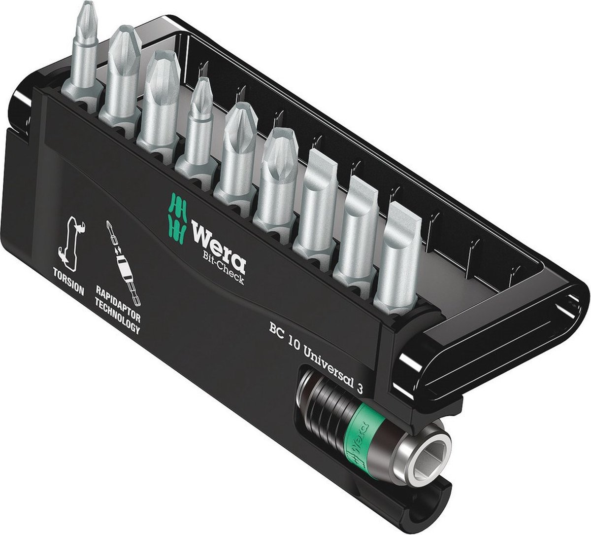 Wera 10-delige universele bitset - Bit-Check 10 Universal 3 | bol.com