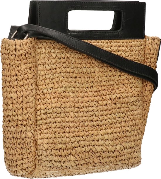 Shabbies Amsterdam Schoudertas Paper Raffia - bruin | bol