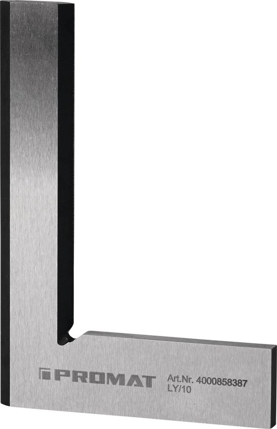 Promat winkelhaak zonder aanslag 75x50mm - DIN 875/00 - 4000858386 | bol