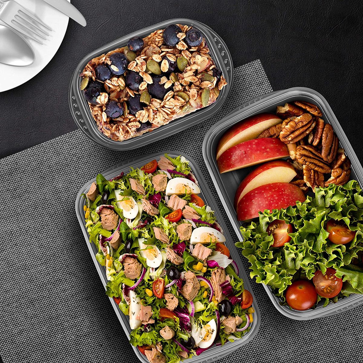 Ensemble de boîtes de rangement - Boîtes de rangement de cuisine ...