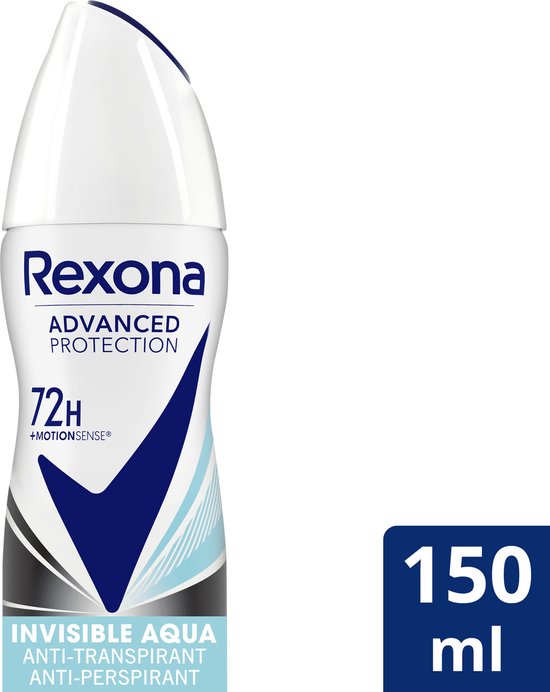 Rexona Women Advanced Protection Invisible Aqua Anti-Transpirant Spray ...