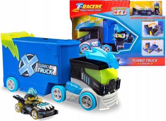 T-Racers - X-Racer Turbo Truck Speelset | Voertuigchauffeur Auto ...