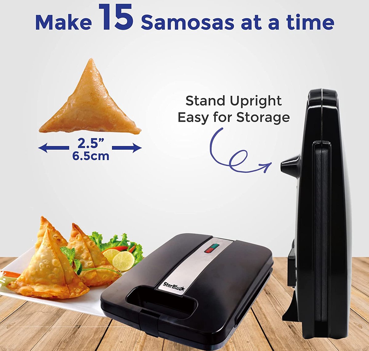 Samosa Maker met gratis recept Ebook– Maak 15 Samosa's in Indiase stijl ...