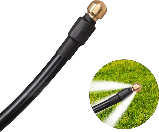 Rioolslang voor Kärcher K2 t/m K7 - 15M 180 bar - Met achterwaartse ...