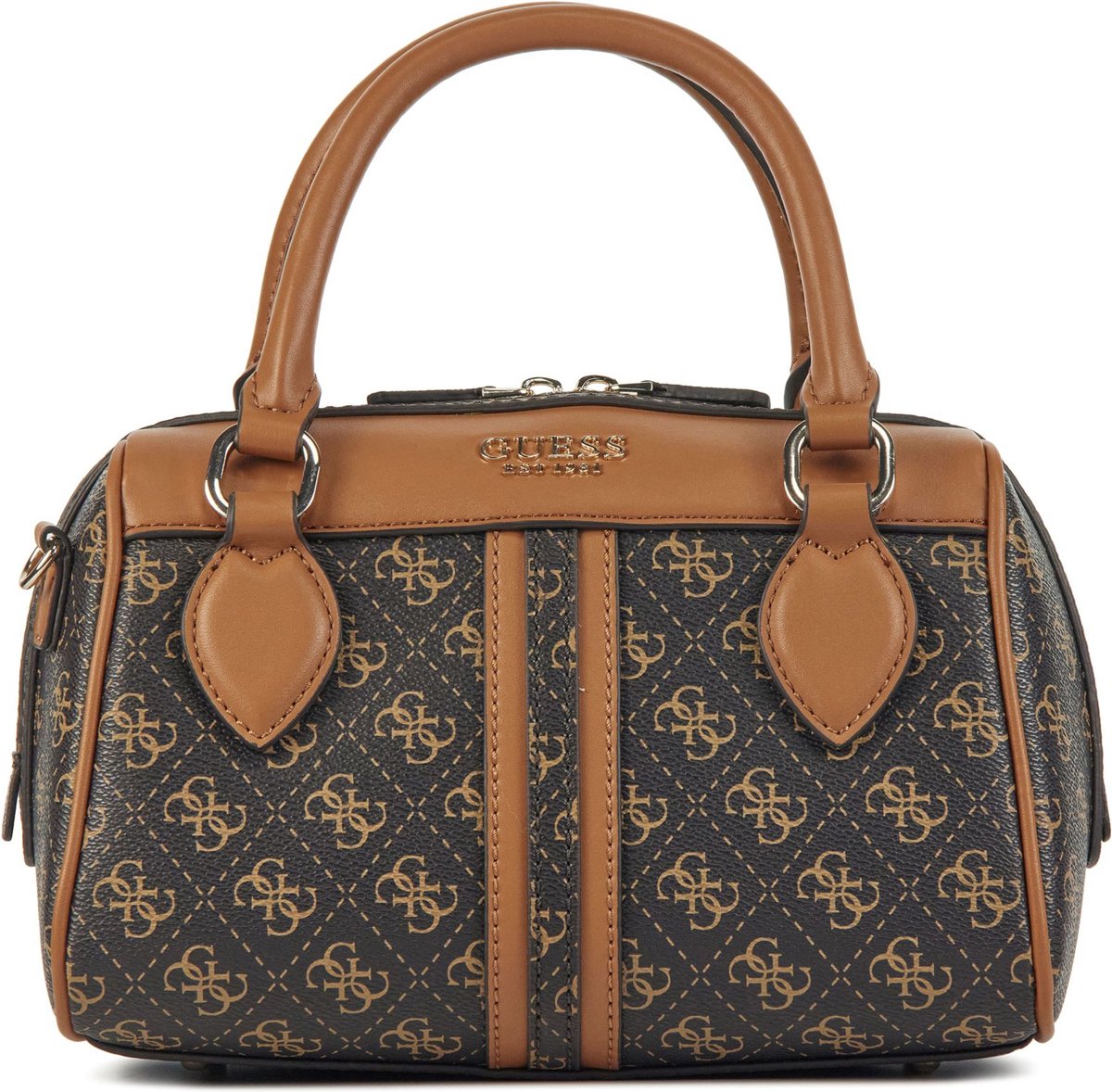 GUESS Handtas Dames / Handtas - Fantasie - Leer - Noelle box - Bruin ...