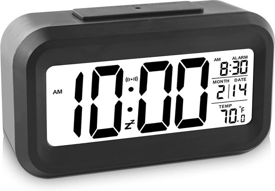 Digitale wekker – digitale alarm wekker – alarm clock – duurzaam | bol.com