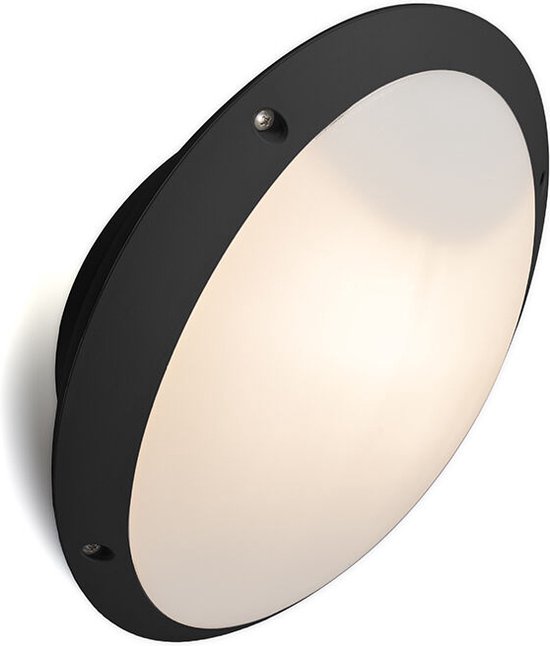 Lumière Wandlamp buiten Luned Zwart, Wit | bol.com